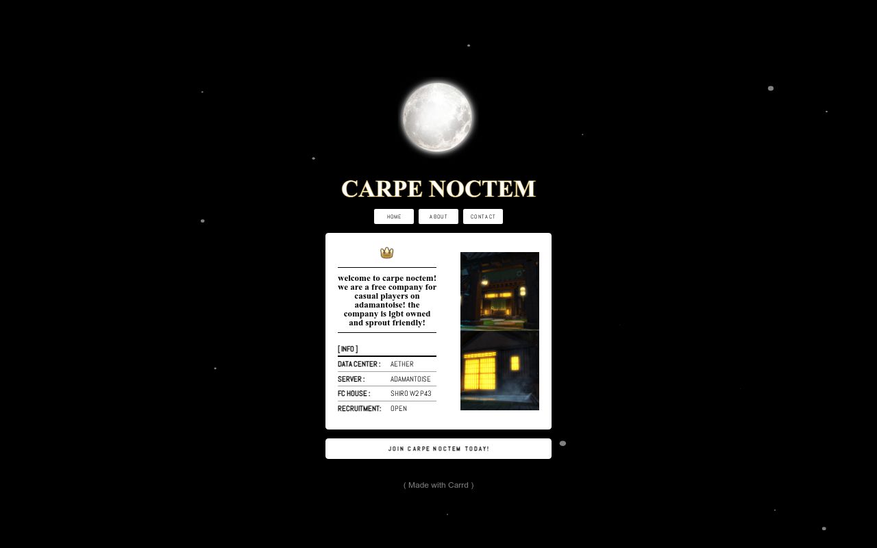 CARPE NOCTEM FFXIV